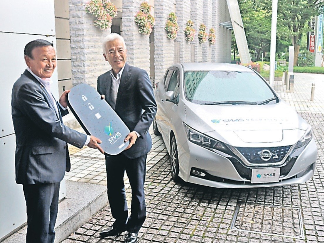 中古EVを公用車に 富山市とリース大手、普及目指し実証｜北日本新聞webunプラス