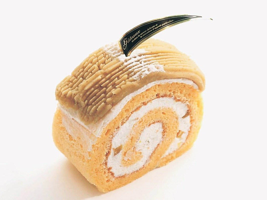 ＜空中カフェ 2024秋＞和栗のロール／若林屋総本家（小矢部市）｜北日本新聞webunプラス