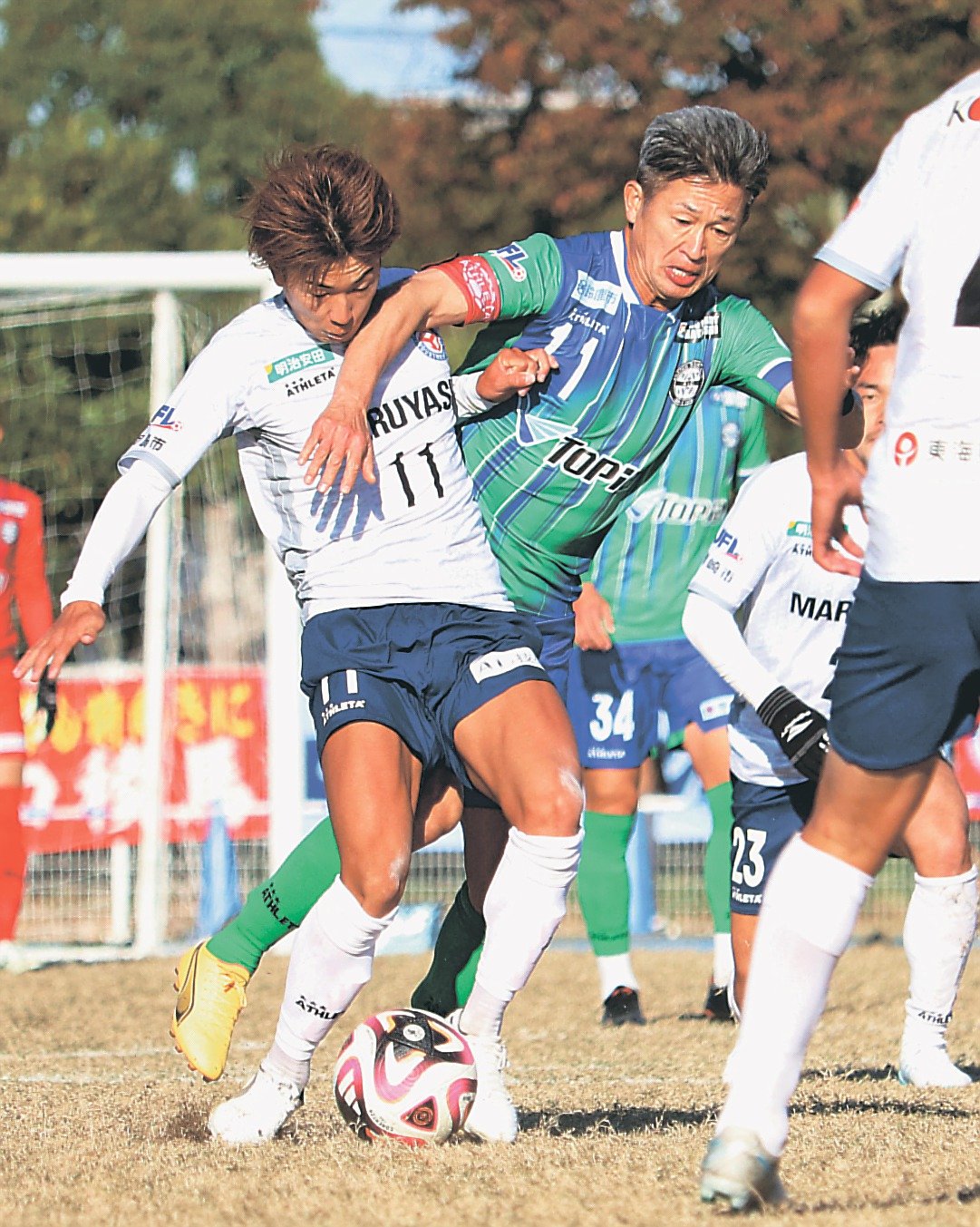 57歳カズ、今季無得点 JFL鈴鹿最終戦｜北日本新聞webunプラス