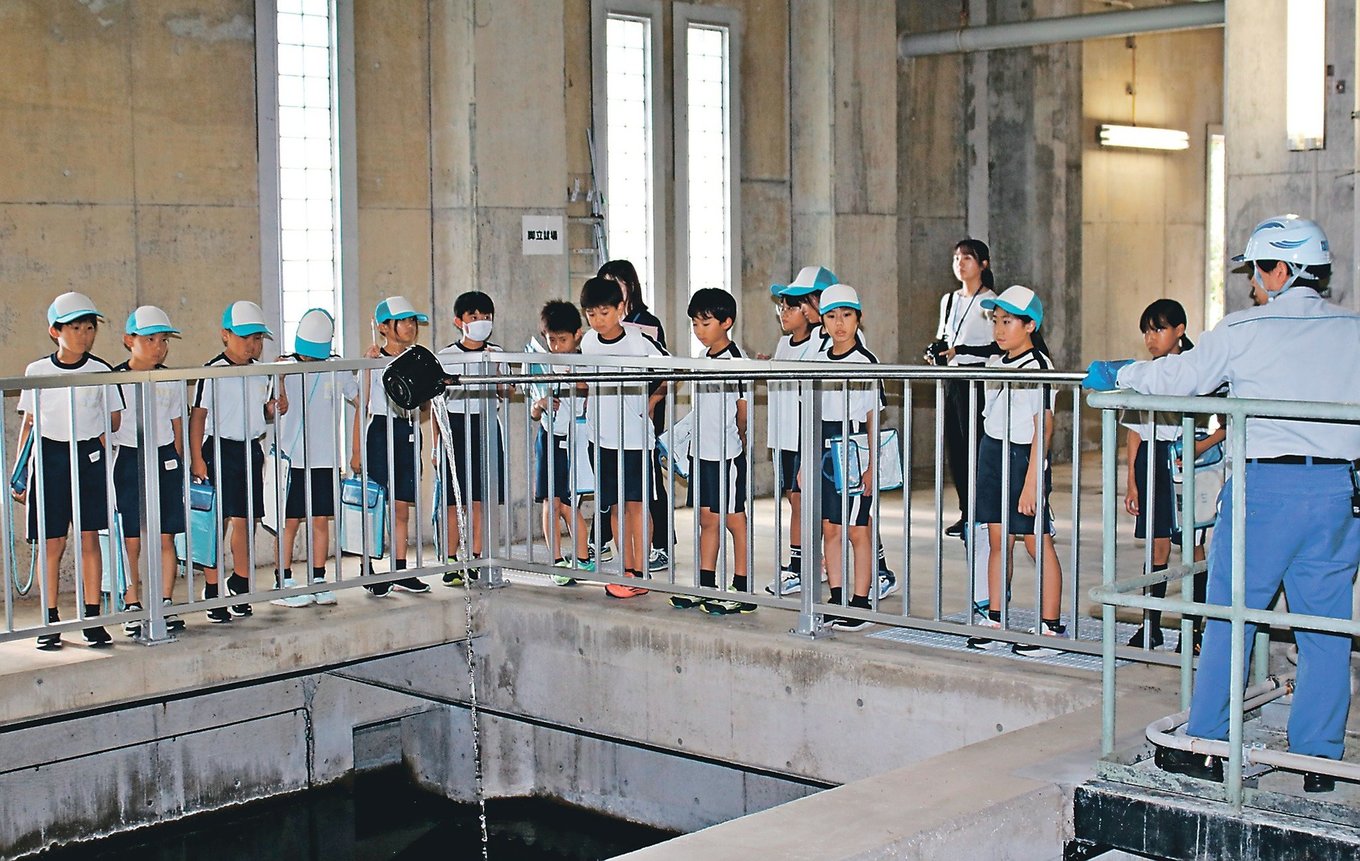 上下水道の役割理解 黒部・たかせ小4年、市内施設を見学｜北日本新聞webunプラス