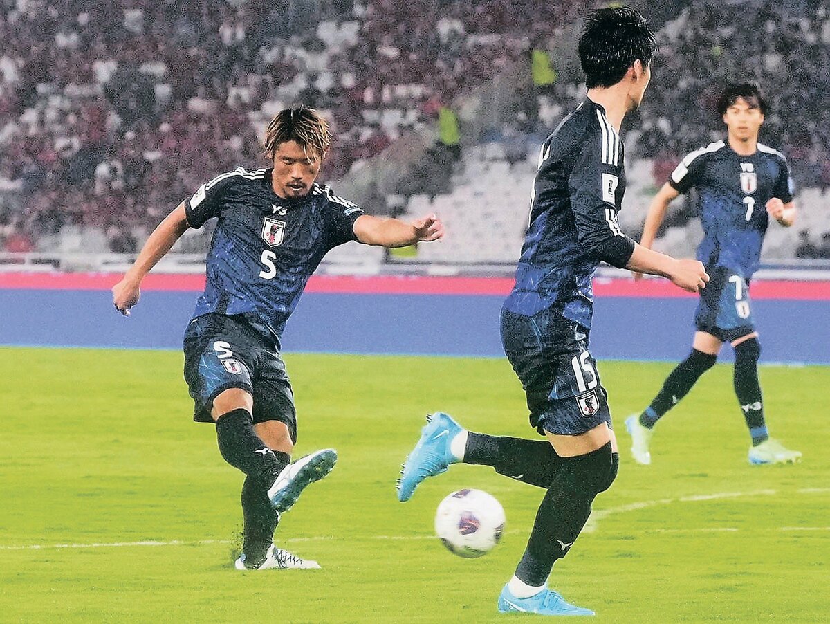 サッカーW杯アジア最終予選 森保J4得点快勝、インドネシア下す｜北日本新聞webunプラス