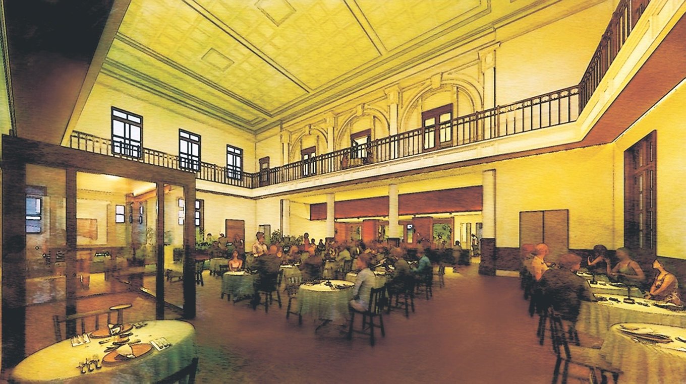 高岡・山町筋「赤れんがの銀行」飲食店に 上部はホテル、28年開業｜北日本新聞webunプラス