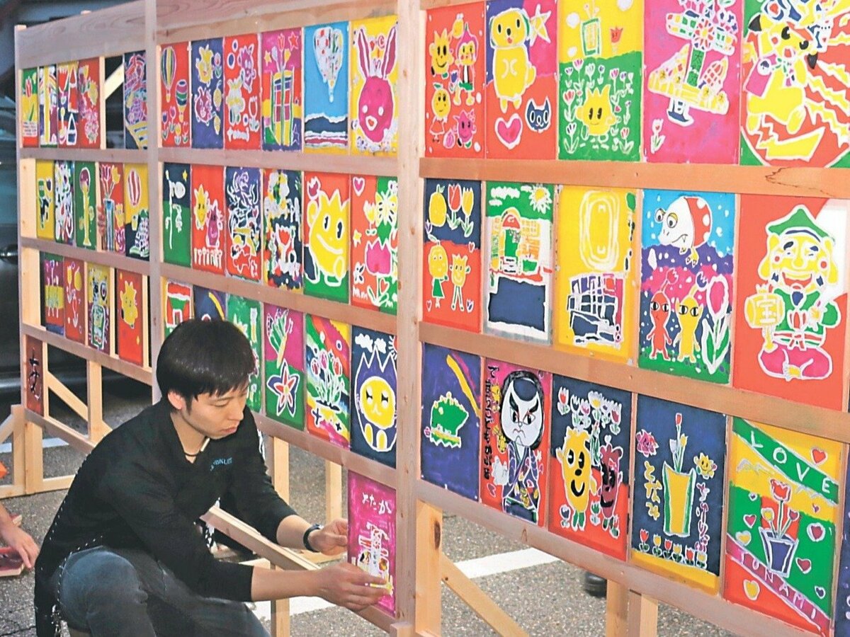 児童の描いたトッペ行燈見て！ 13、14日「となみ夜高まつり」で62基が会場彩る｜北日本新聞webunプラス