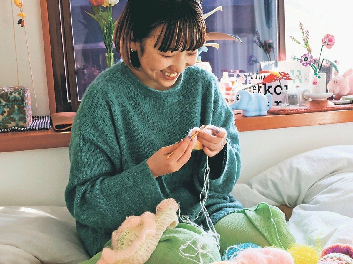 編み物、若者に人気 時間を忘れて没頭、SNSで話題に｜北日本新聞webunプラス