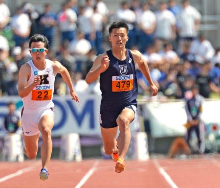 柳田、100m全体3位で準決へ｜北日本新聞webunプラス