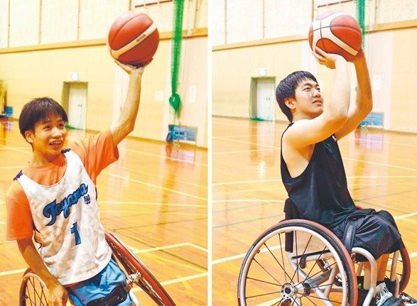 日の丸背負い世界へ 小山大斗選手（滑川）と中村凌選手（大門高）が車いすバスケU23代表入り、16日からタイで大会｜北日本新聞webunプラス