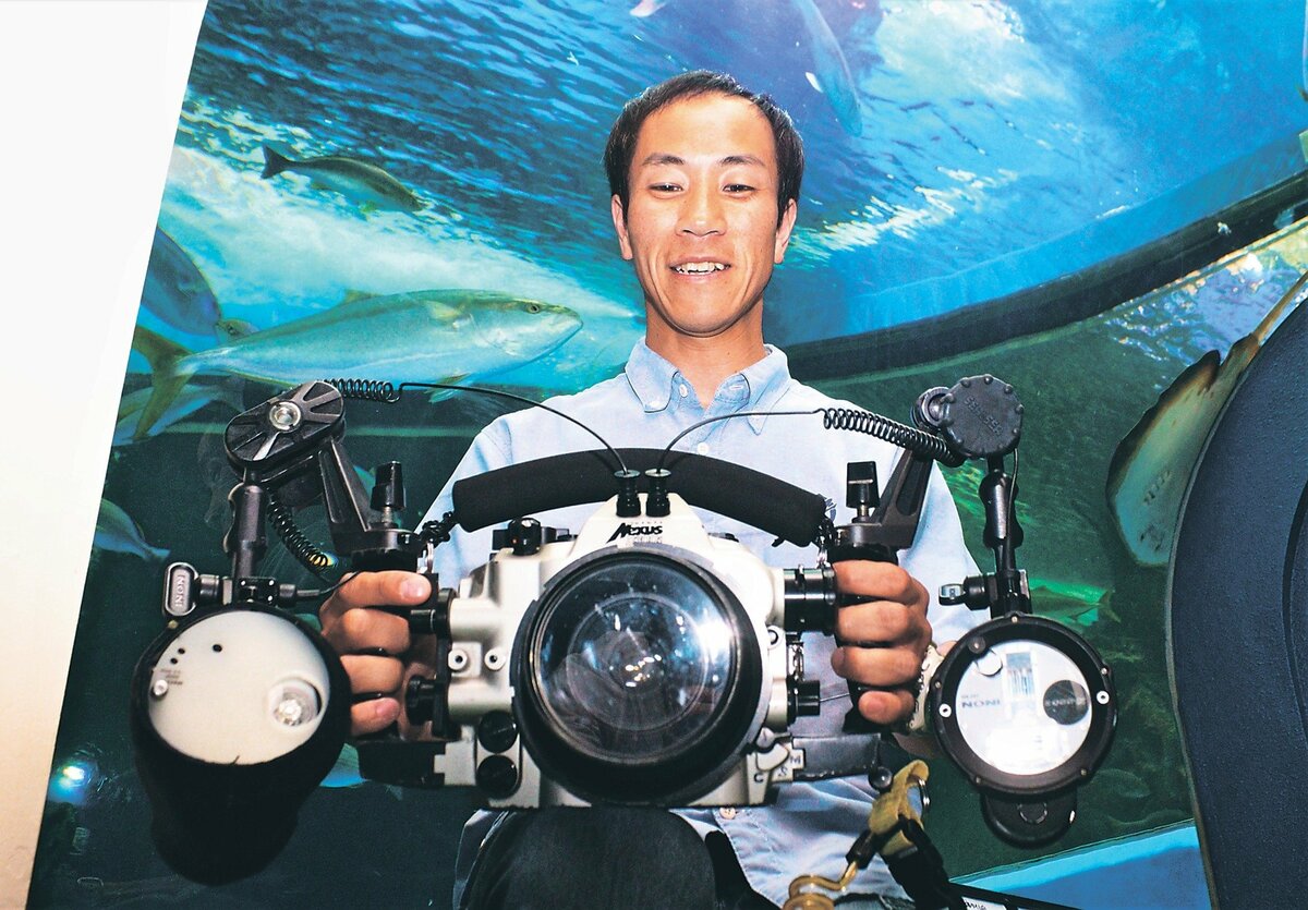 ＜私の相棒＞5 水中撮影用カメラ機材魚津水族館飼育員・木村知晴さん（37）滑川市清水町｜北日本新聞webunプラス