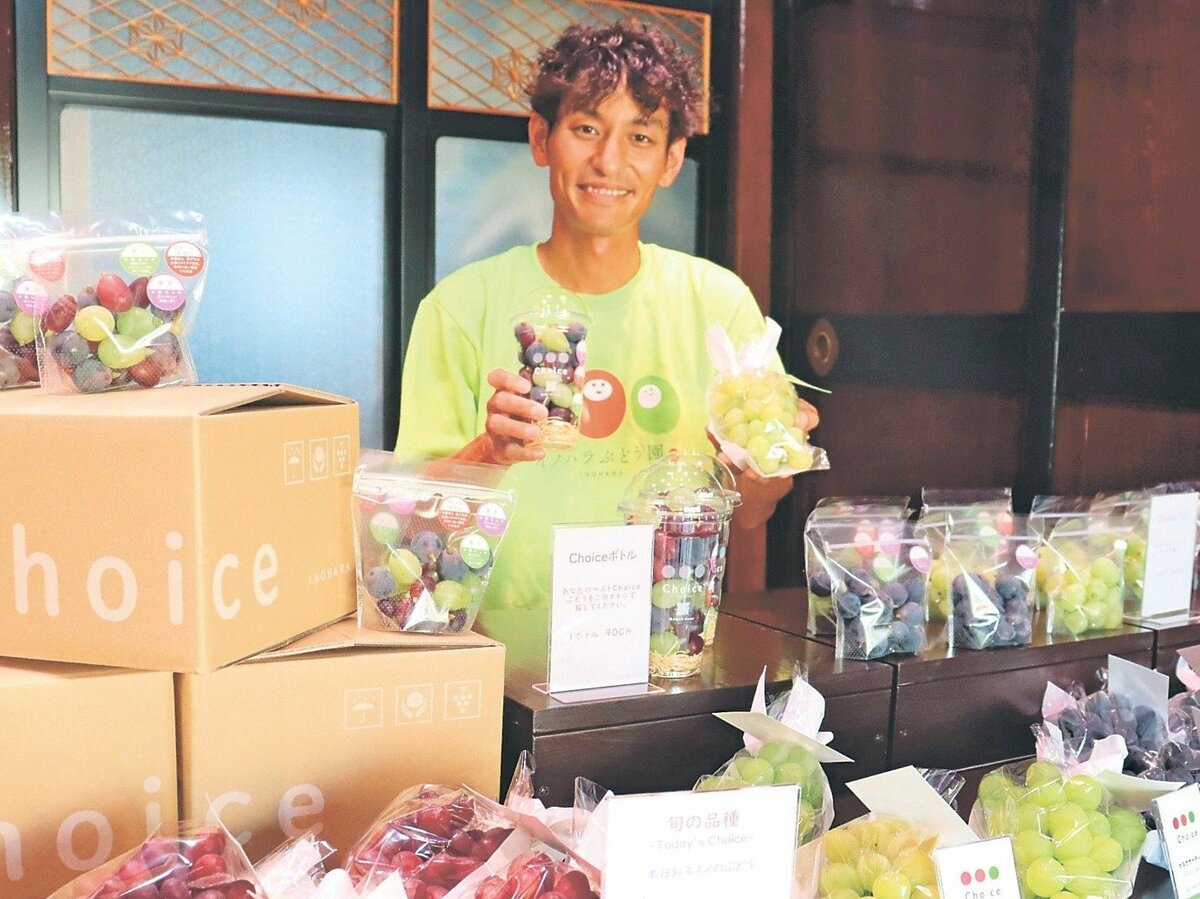 農家に転身 栽培3年、念願のブドウどうぞ 砺波の猪原さん、31日に直売所開設｜北日本新聞webunプラス