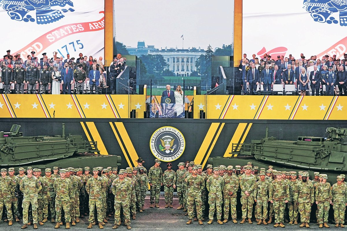 米首都で陸軍250年軍事パレード トランプ氏誕生日に｜北日本新聞webunプラス