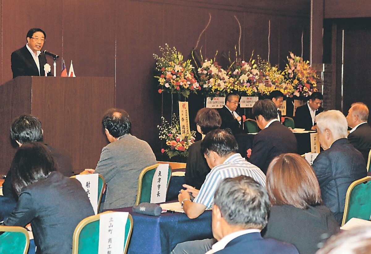 11月に7年ぶり訪台 県親善協会・議連、台北便再開目指す｜北日本新聞webunプラス