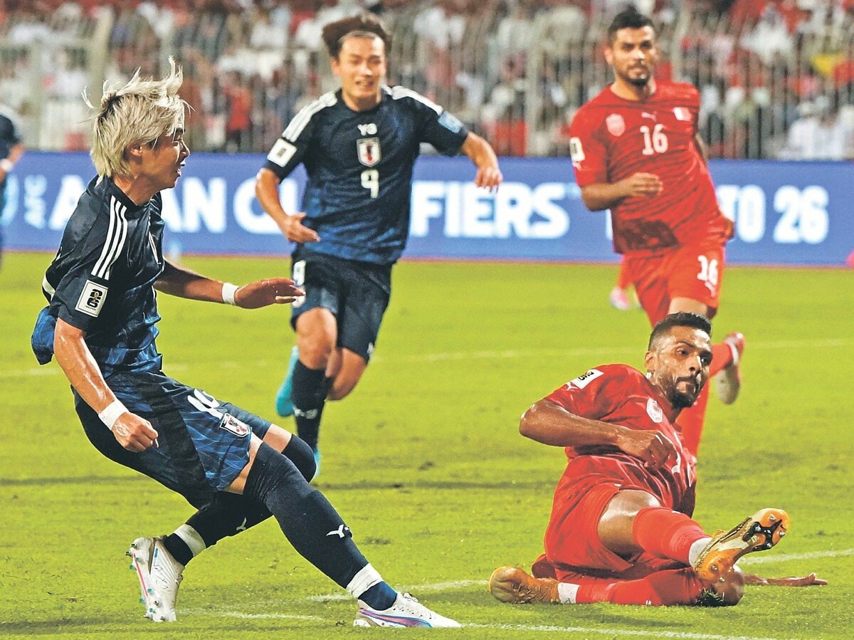 日本、攻撃的3バックで連勝 サッカーW杯最終予選好スタート｜北日本新聞webunプラス