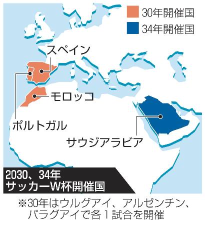 W杯、30年大会はスペインなど｜北日本新聞webunプラス