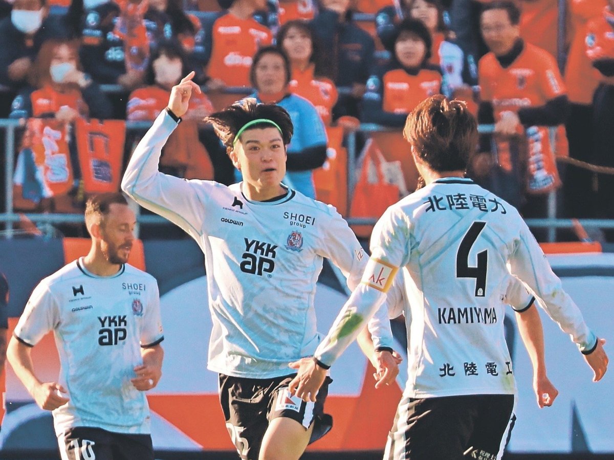 J3王者の大宮倒しPOへ弾み カターレ最終節勝利、安光2得点に絡む｜北日本新聞webunプラス