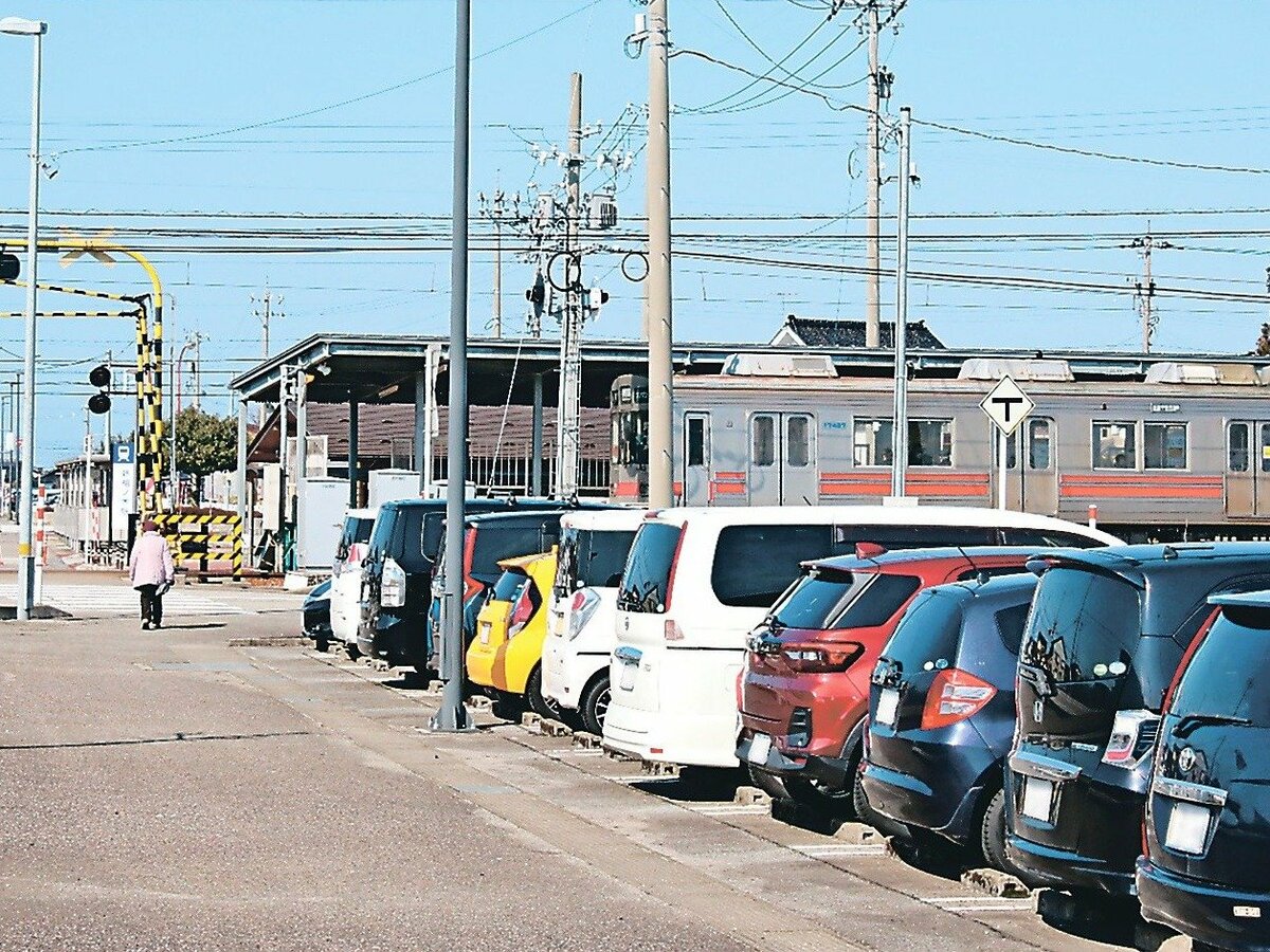 地鉄新相ノ木駅パークアンドライド、駐車場の拡張検討 上市町議会｜北日本新聞webunプラス