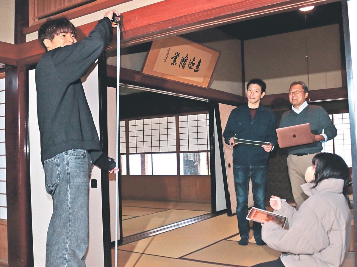 18代目濱元さん依頼、網元の家（氷見）の構造調査 金沢工業大生ら測量、耐震性評価｜北日本新聞webunプラス