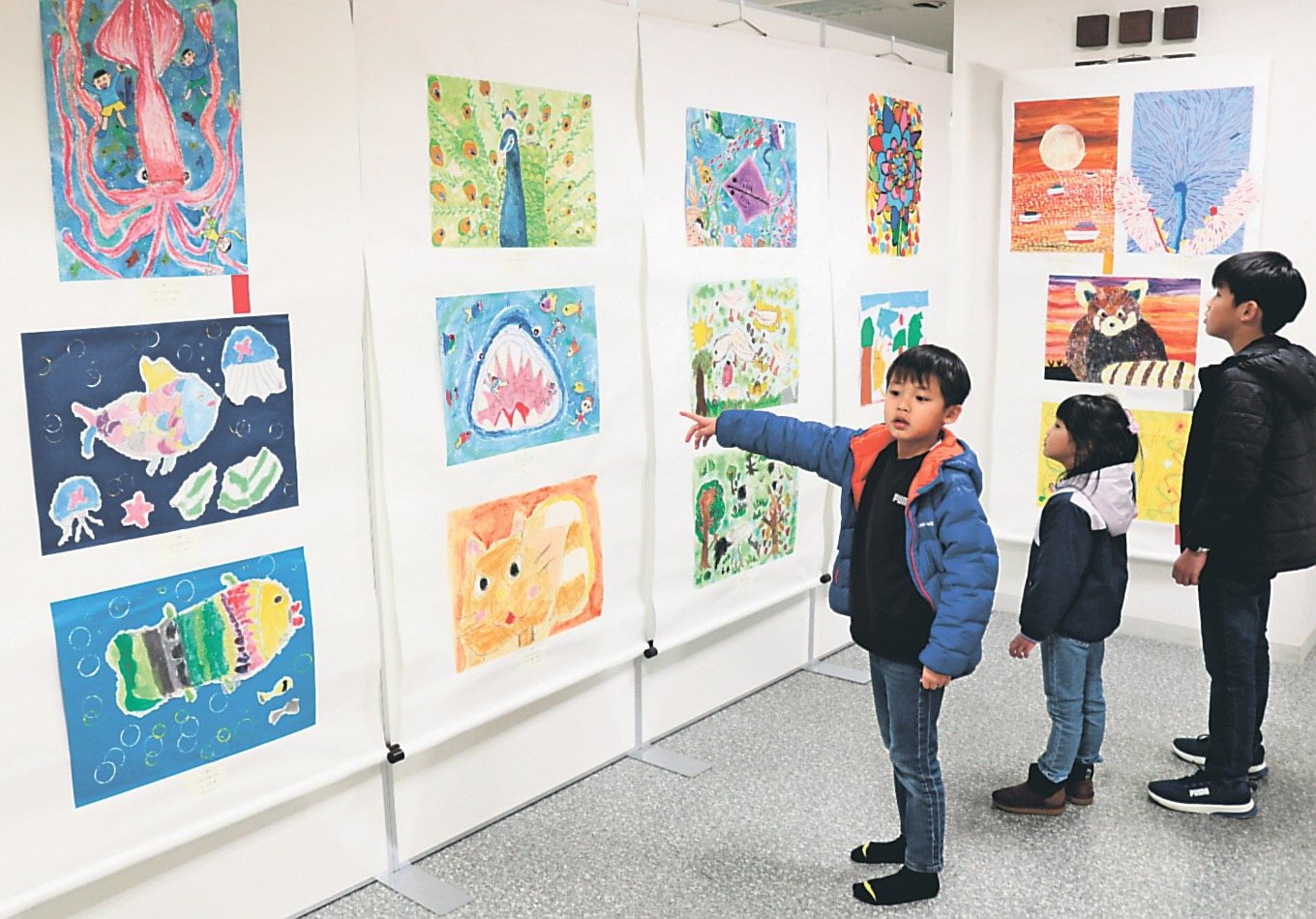 習字・図画の力作214点 高岡で新年小学生作品コンクール展｜北日本新聞webunプラス
