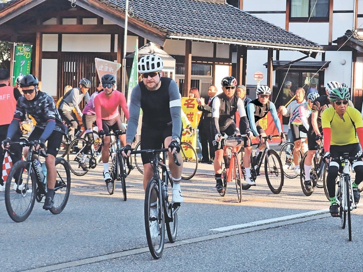 景色楽しみ110キロ走破 ツール・ド・南砺に105人｜北日本新聞webunプラス