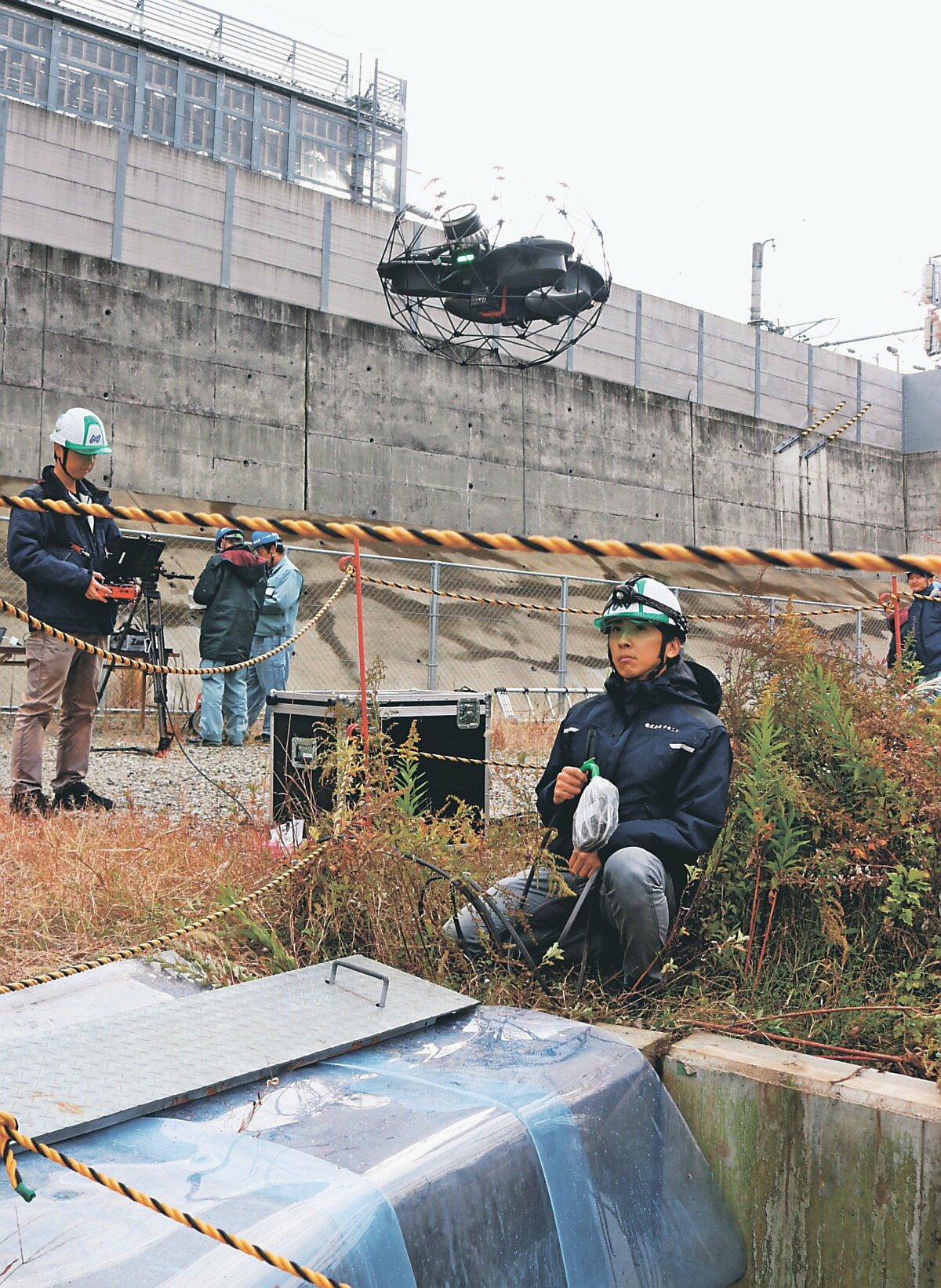 地中雨水管をドローンで点検する実証実験 富山市上下水道局｜北日本新聞webunプラス