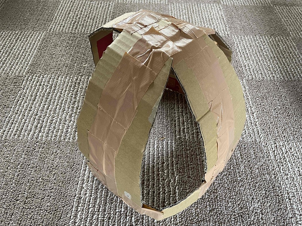 段ボールで被り物を作ってみた！【やちやちが行く‼（112）】 コノコト｜北日本新聞webunプラス