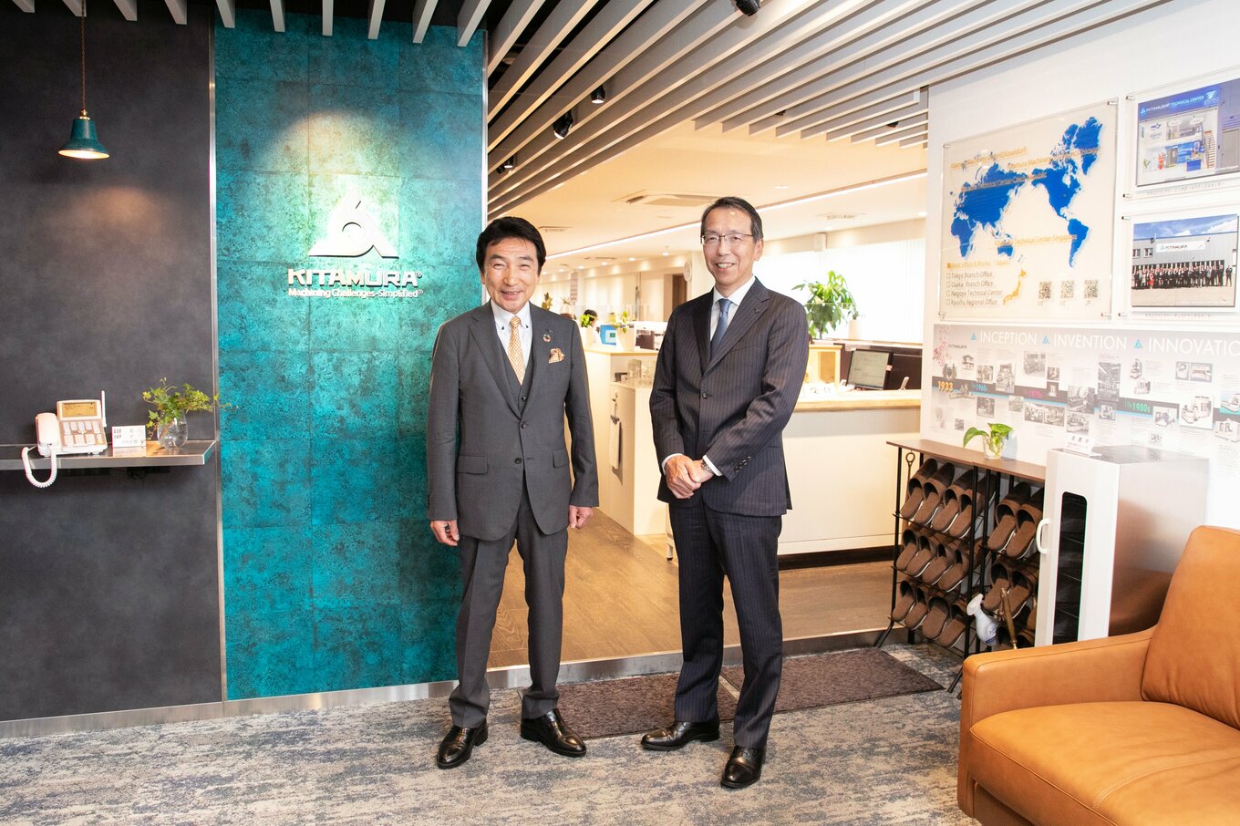 北村 彰浩 氏（キタムラ機械代表取締役社長） トップ記念対談｜北日本新聞webunプラス