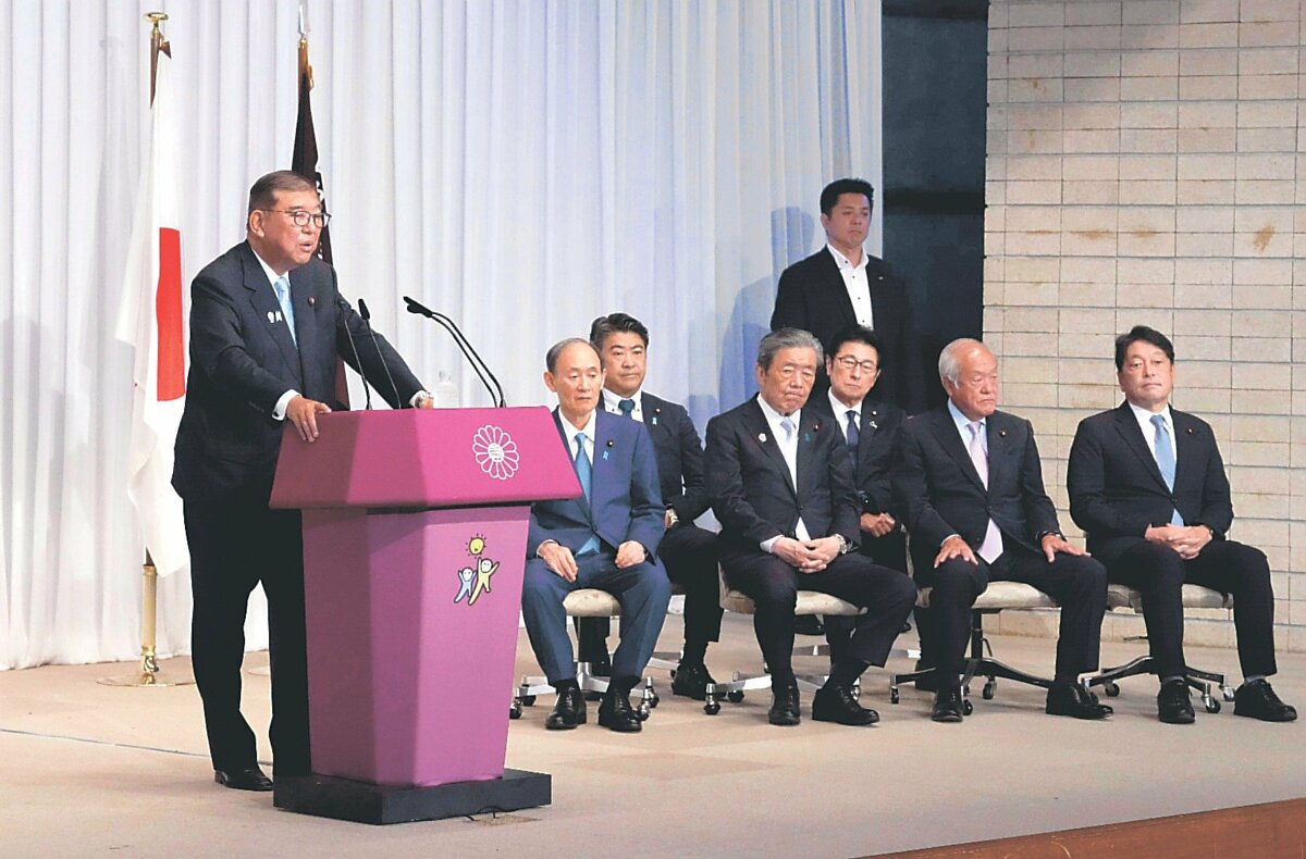 求心力 風前のともしび 敗北の首相 続投宣言、自民執行部 退陣論封じに躍起｜北日本新聞webunプラス