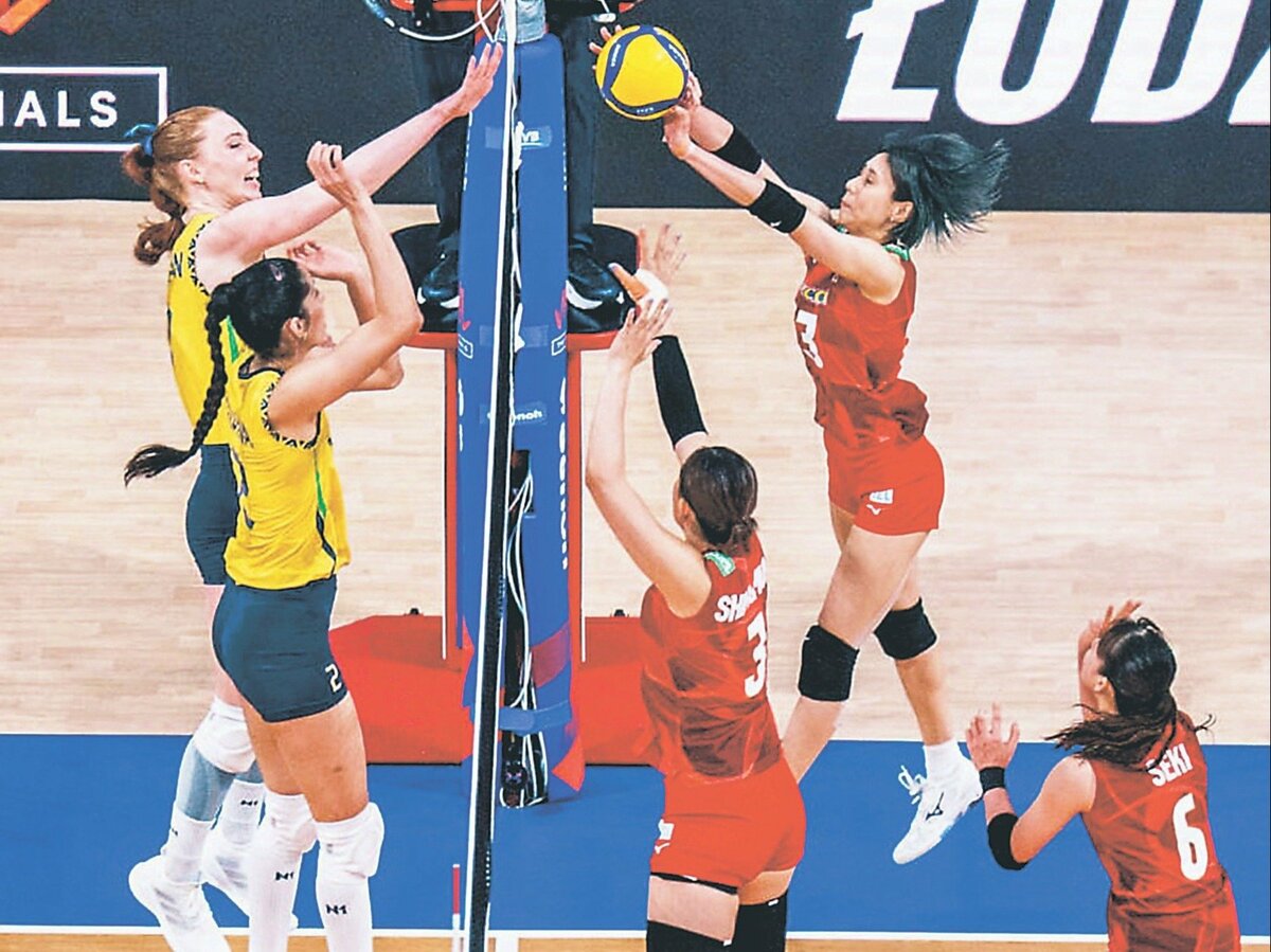 日本はブラジルに惜敗、ポーランドと3決 女子バレーネーションズL｜北日本新聞webunプラス