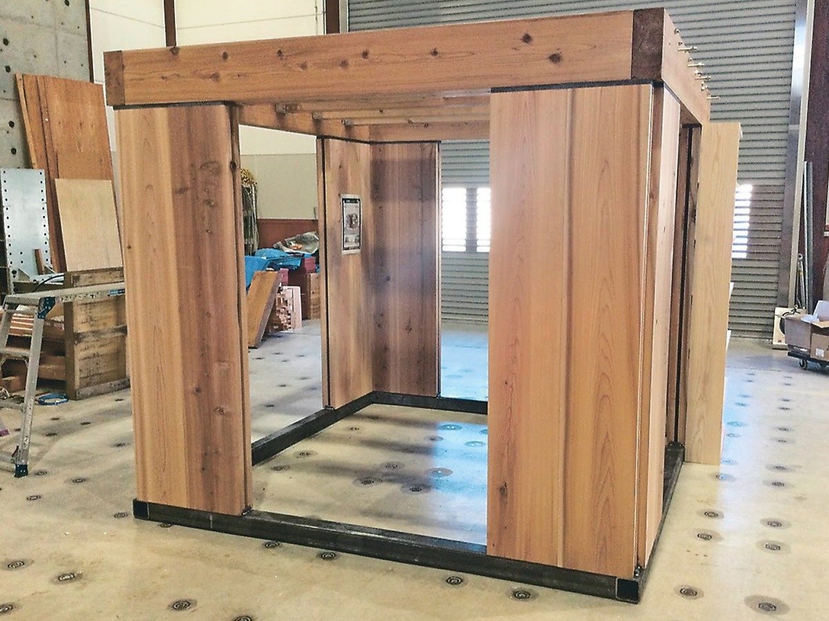 県木材研・東京理科大、木質耐震シェルター開発 居室・寝室に後付け｜北日本新聞webunプラス