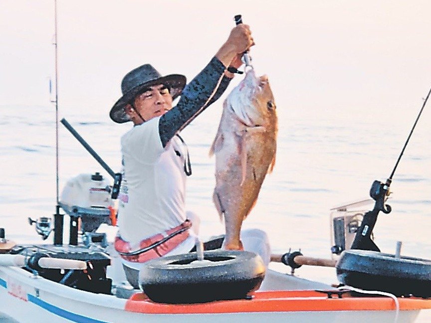 釣果はいけんマダイ体長83センチ 三輪久夫さん（56）舟橋村竹鼻｜北日本新聞webunプラス