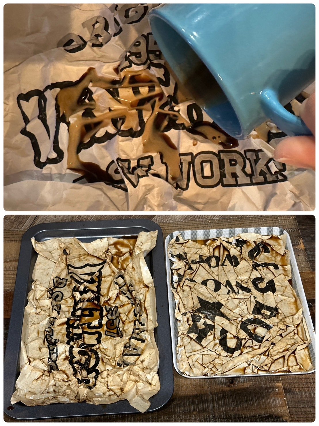 コーヒー染めでアンティーク調ポスターを作ってみよう♪【子どもと楽しむ 片付け＆DIY術（26）】 コノコト｜北日本新聞webunプラス