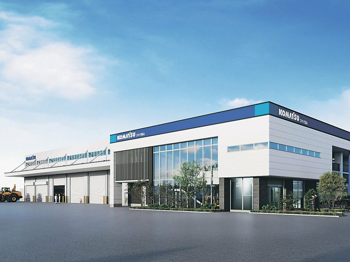 コマツ富山、本社隣接地に新社屋 26年春完成、整備工場機能強化も｜北日本新聞webunプラス