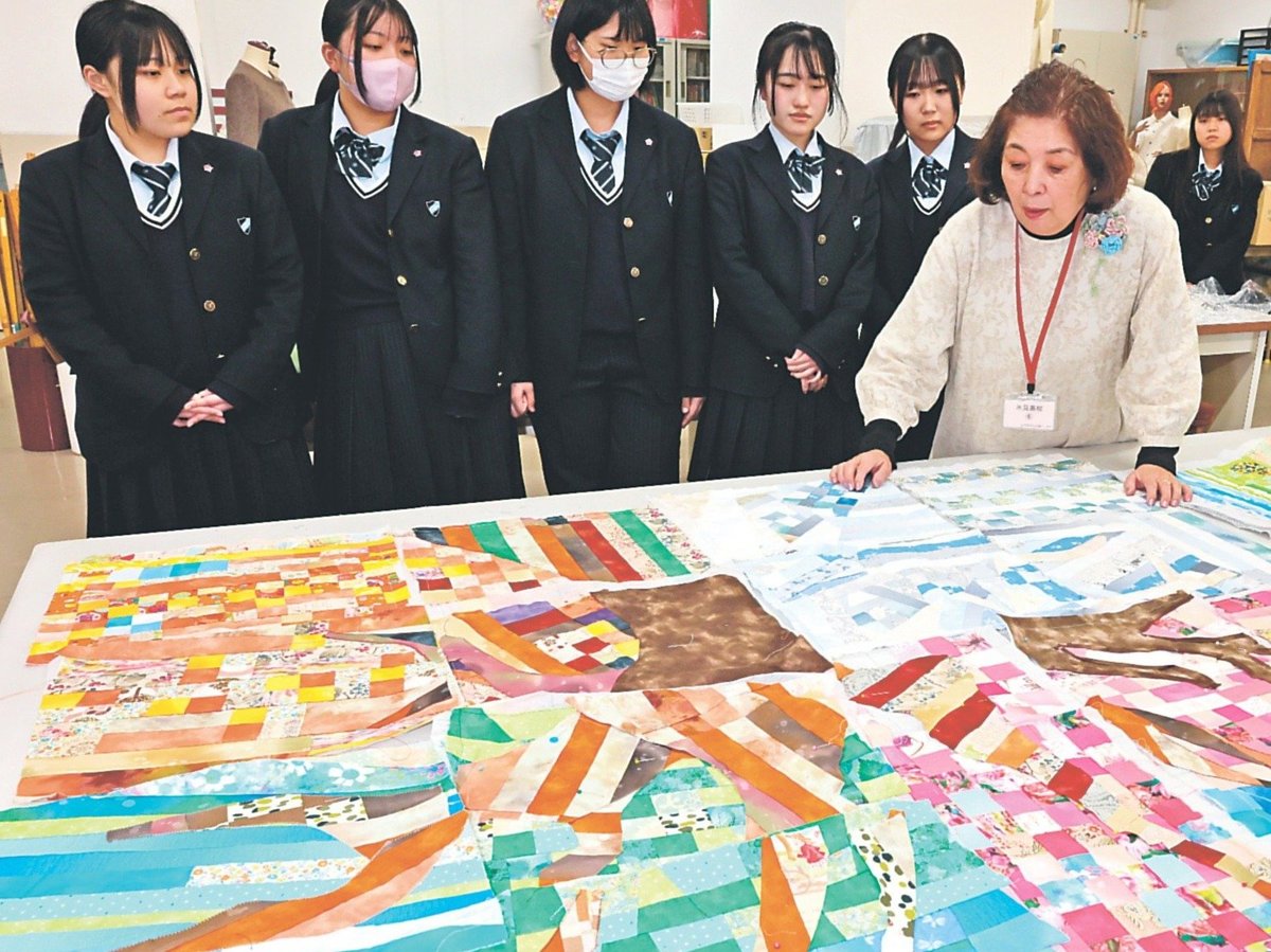 命の喜びテーマにタペストリー 氷見高生、能登半島地震踏まえ制作｜北日本新聞webunプラス