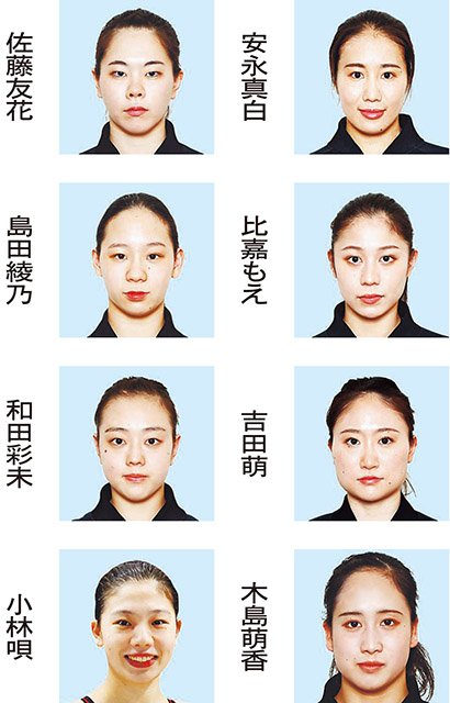 AS五輪代表に安永・比嘉ら8人｜北日本新聞webunプラス