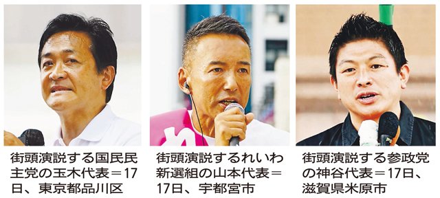 参院選、SNS活用で支持広げる 国民・れいわ・参政、登録者と視聴増に手応え｜北日本新聞webunプラス