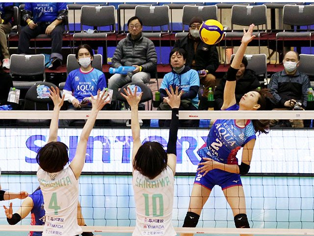 アクア連勝、11位浮上 最下位群馬に3ー0｜北日本新聞webunプラス