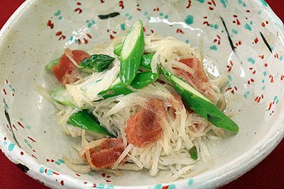 新ジャガ芋とアスパラの明太子あえ｜北日本新聞webunプラス