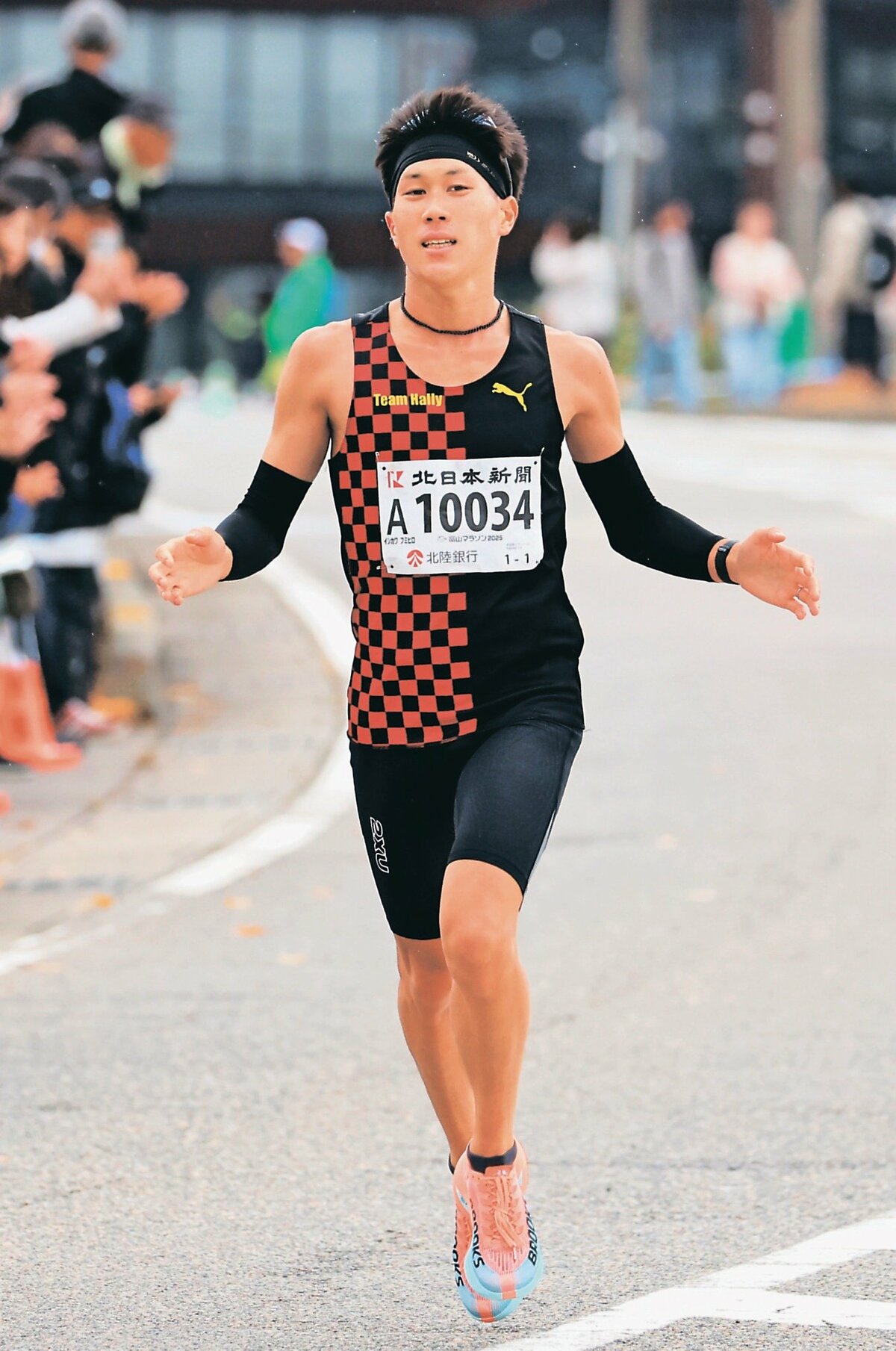 県勢トップで男子3位の石川、自己新に「驚き」 富山マラソン｜北日本新聞webunプラス