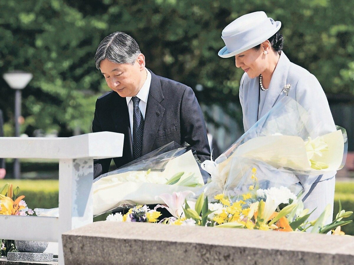 両陛下、原爆慰霊碑に供花 即位後初の広島訪問、被爆者と懇談｜北日本新聞webunプラス