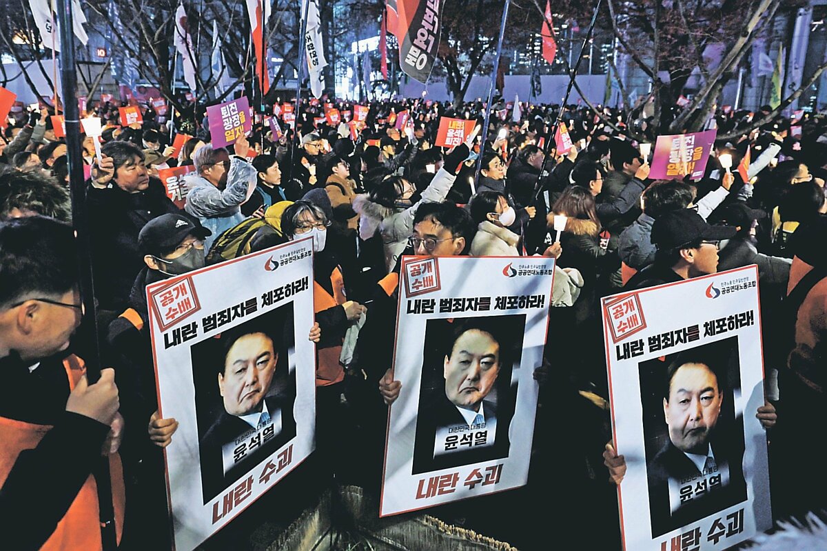 韓国の保守系与党、大統領弾劾に苦い記憶 政権陥落恐れ反対、野党は世論支持受け攻勢｜北日本新聞webunプラス