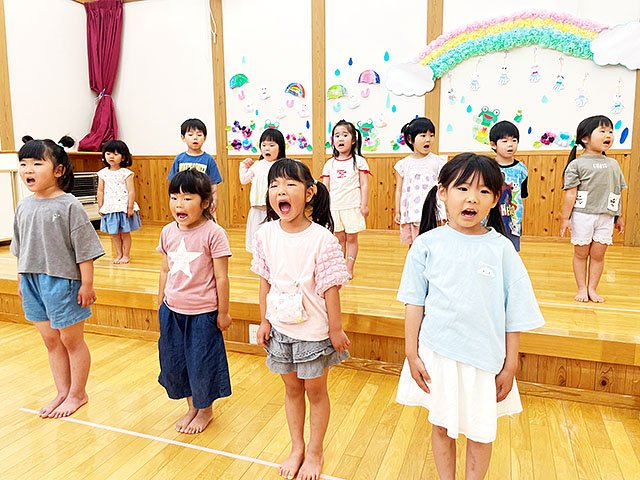 元気な歌で盛り上げ 入善、舟見七夕花火へ地元園児が収録｜北日本新聞webunプラス