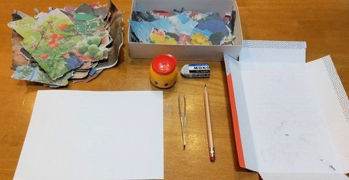 新聞ちぎり絵に挑戦！はらぺこあおむしができるまで コノコト｜北日本新聞webunプラス