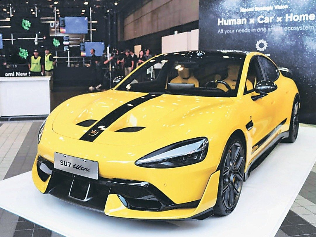 シャオミEV 日本初展示 都市部で店舗数拡大へ｜北日本新聞webunプラス