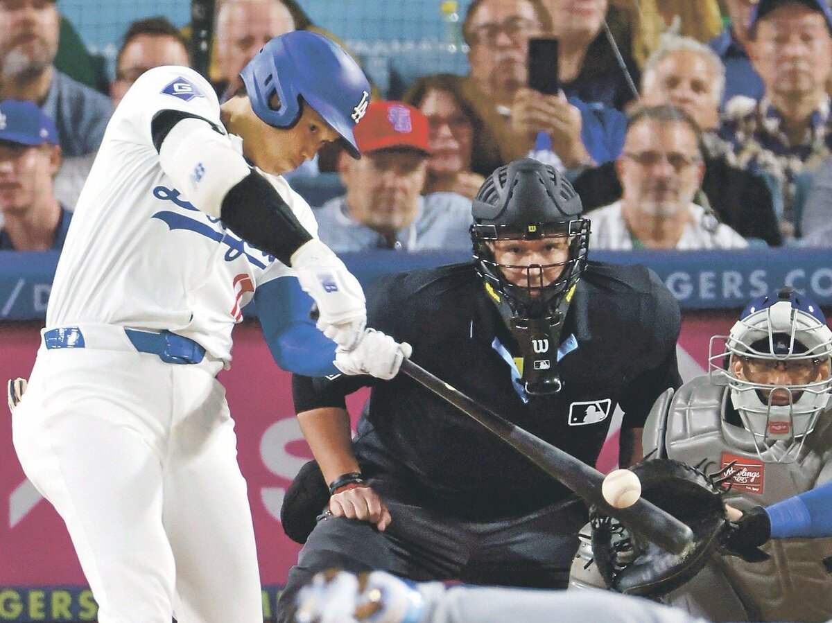 大谷が自己最多47号、2安打3打点48盗塁 大リーグ｜北日本新聞webunプラス