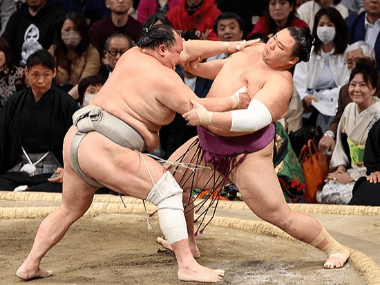 朝乃山、攻め失速4連敗 北勝富士に屈す 大相撲九州場所12日目｜北日本新聞webunプラス