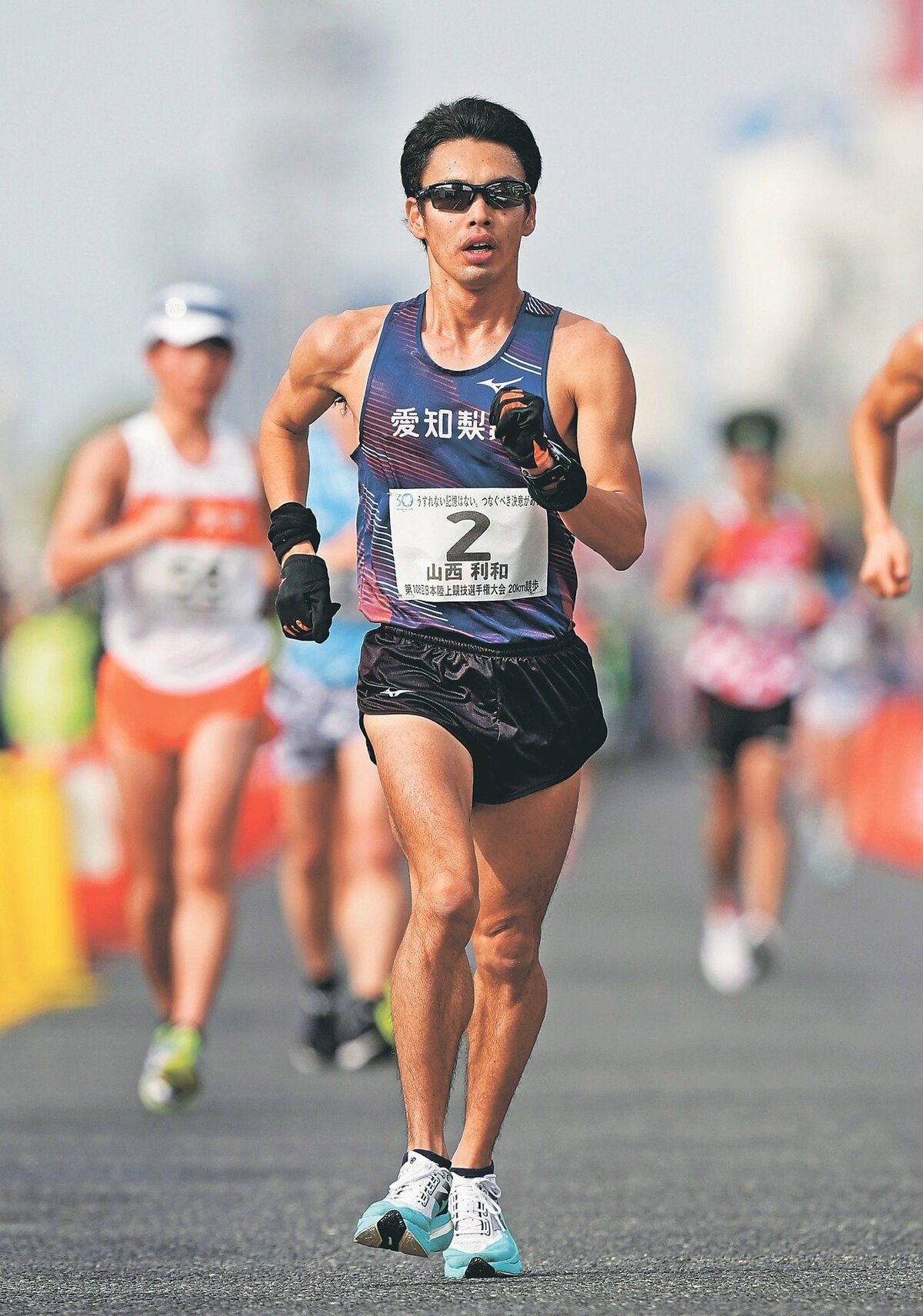 山西が世界新V 日本選手権20キロ競歩｜北日本新聞webunプラス