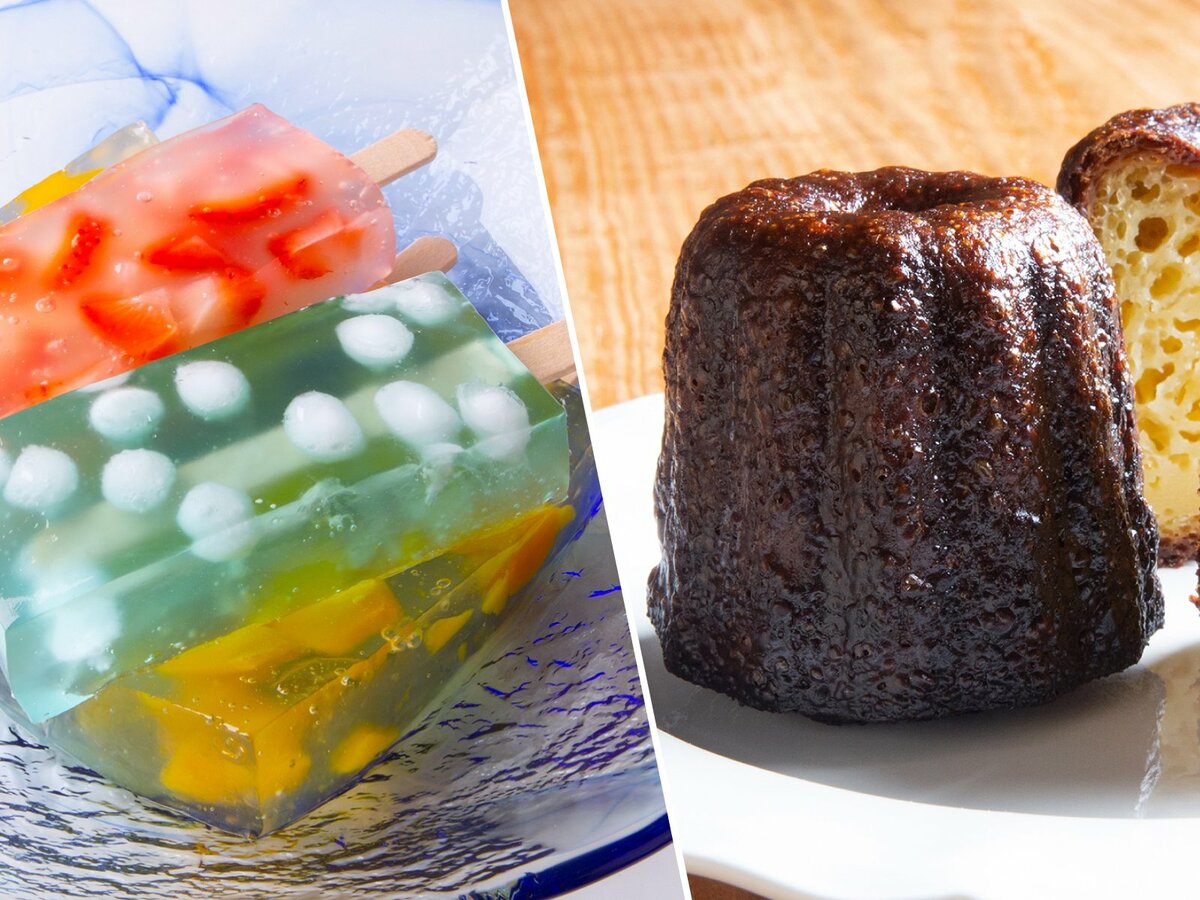 シャリっともっちり新食感ゼリー涼しん棒＆国産ラム酒香るひんやり濃厚カヌレ【食べ頃待つ幸せ。富山の冷凍スイーツ特集4】｜北日本新聞webunプラス