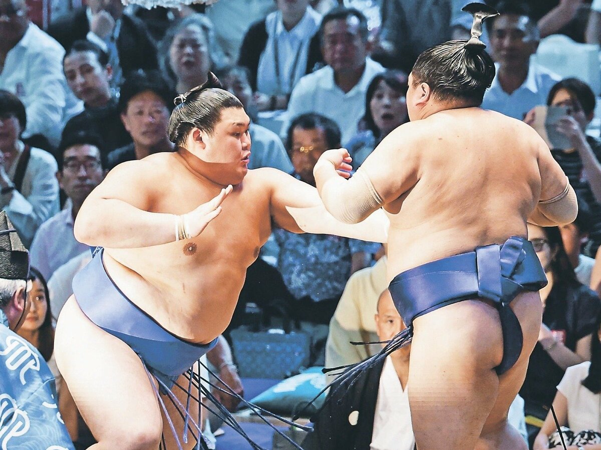 一人横綱、大の里快勝 大相撲名古屋場所5日目｜北日本新聞webunプラス