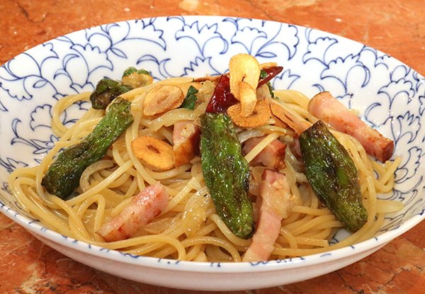 ニンニクたっぷりスタミナペペロンチーノ｜北日本新聞webunプラス