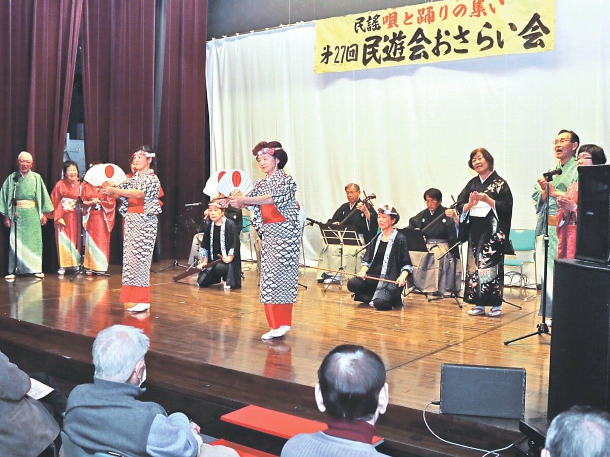 唄と踊り心行くまで となみ野民遊会、市内で民謡ライブ｜北日本新聞webunプラス