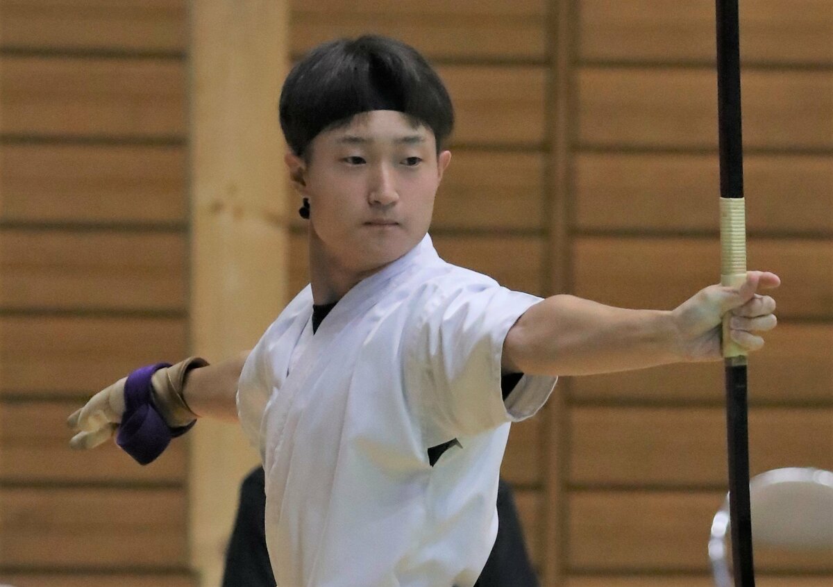 弓道男子・水口（富山第一）V 全国高校総体、県勢優勝第1号｜北日本新聞webunプラス