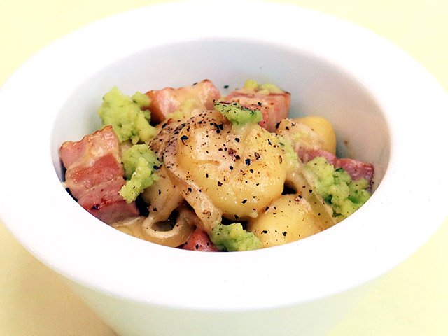 里芋のニョッキ ブルーチーズ風味｜北日本新聞webunプラス